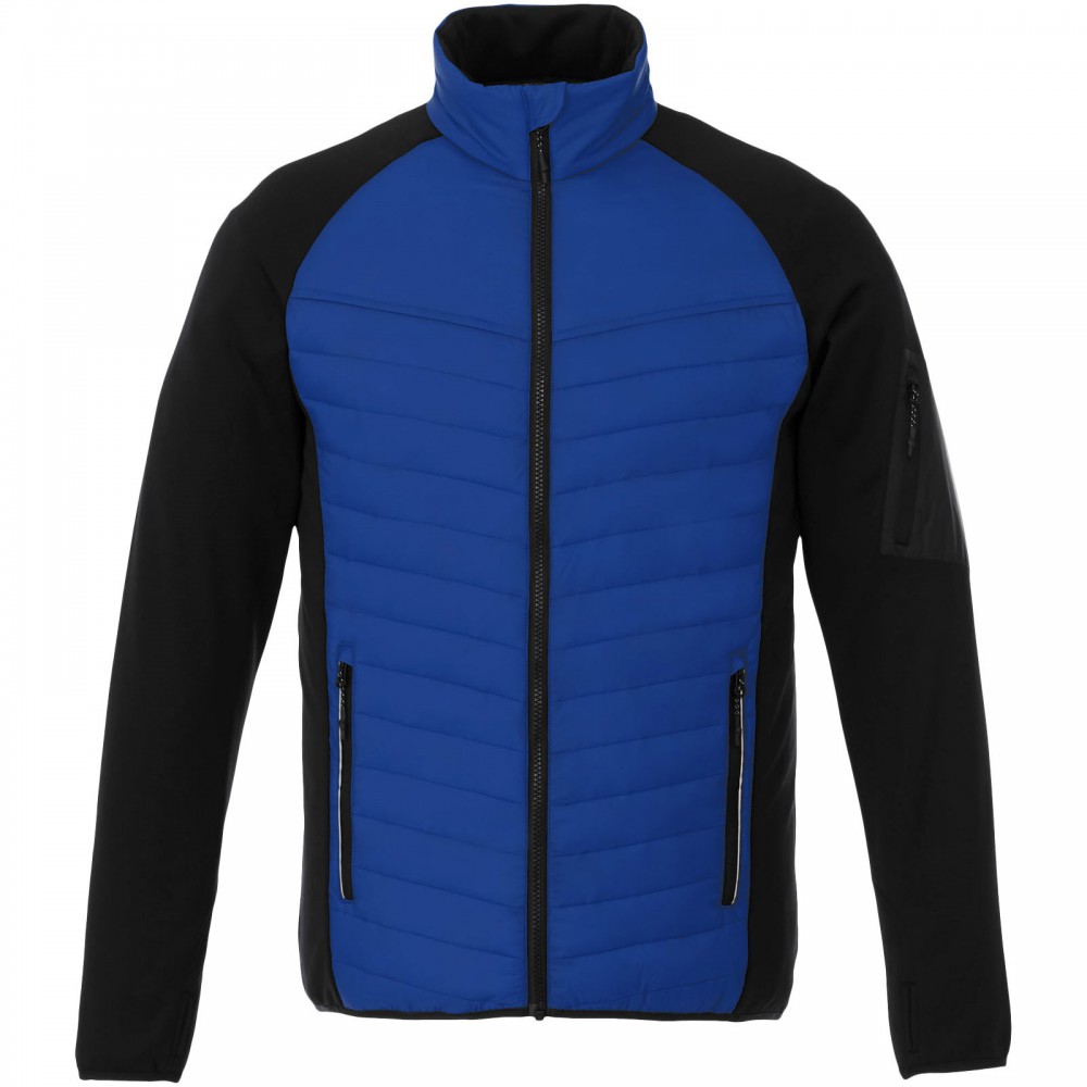 Printed Banff hybrid insulated jacket, Blue, 2XL (Jackets)