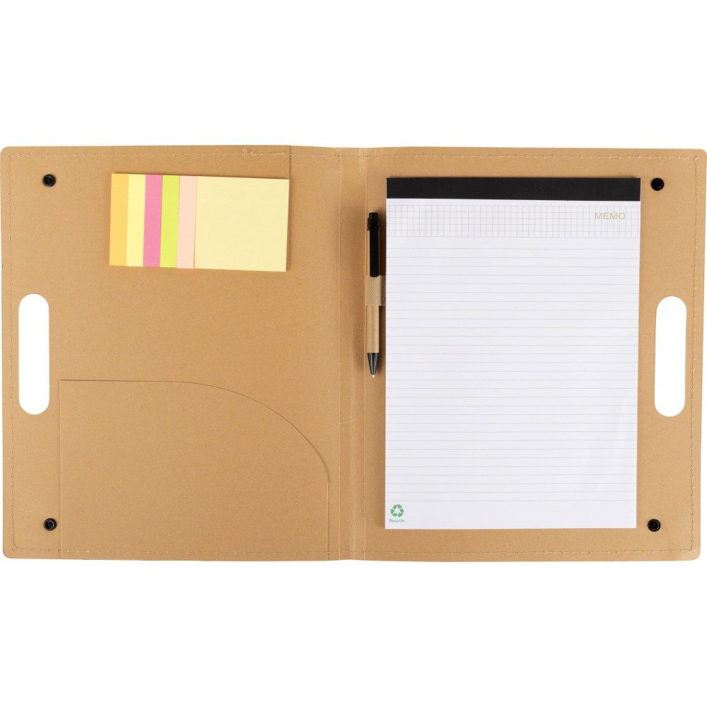 Cardboard writing folder, brown (Notebooks) - Reklámajándék.hu Ltd. Cardboard writing folder, brown (Notebooks) - Reklámajándék.hu Ltd.