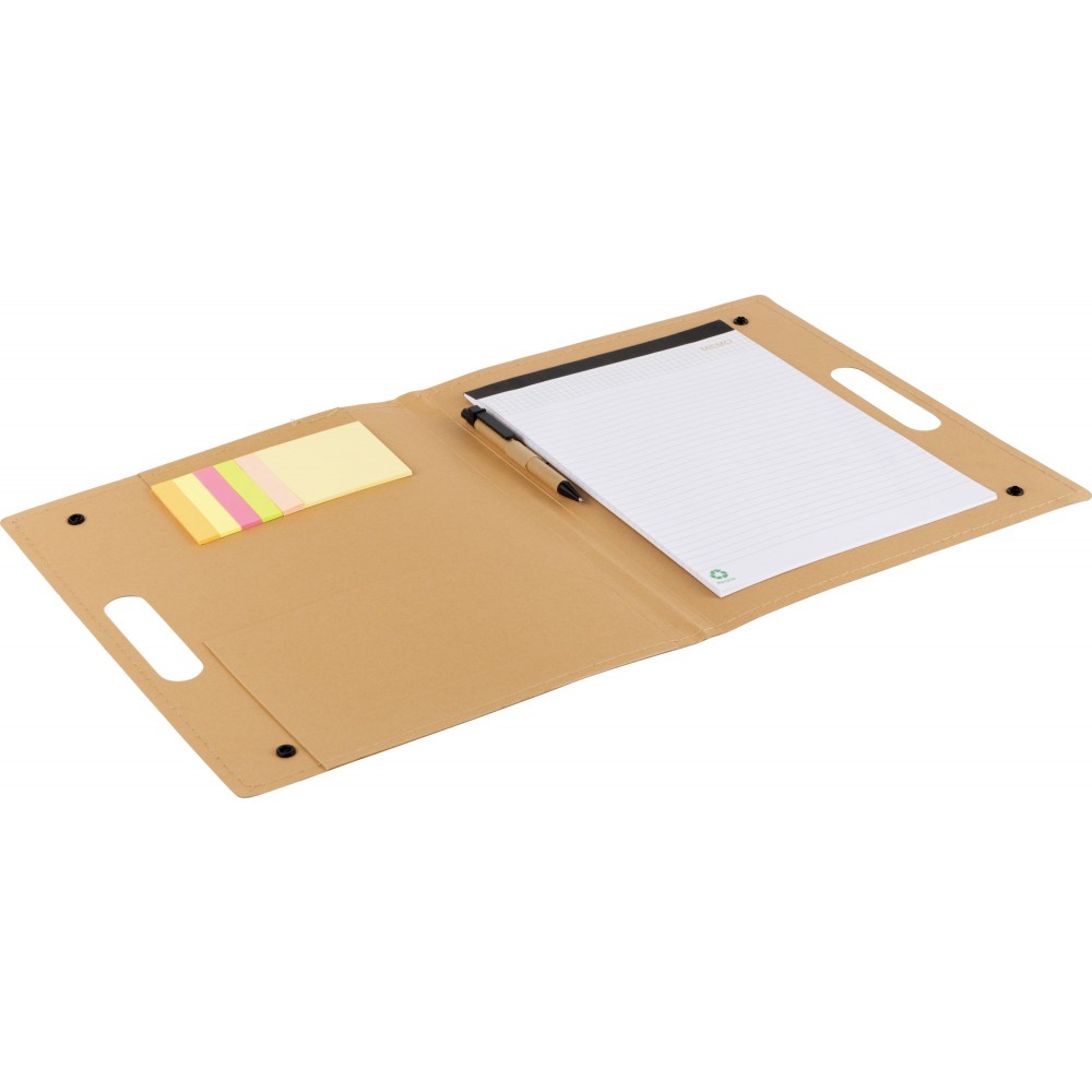 Cardboard writing folder, brown (Notebooks) - Reklámajándék.hu Ltd. Cardboard writing folder, brown (Notebooks) - Reklámajándék.hu Ltd.