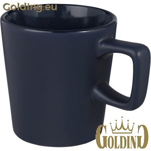 Printed Ross 280 ml ceramic mug, Navy (Mugs)