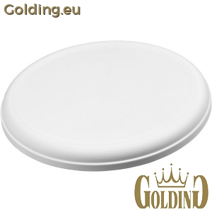 Printed Orbit recycled plastic frisbee, White (Sports equipment)