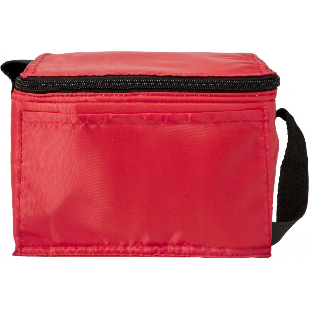 Printed Polyester (210D) rectangular cooler bag, red (Cooler bags)