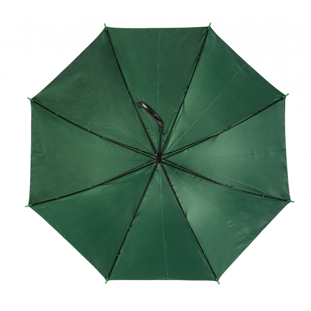Printed Umbrella which opens automatically., green (Umbrellas)